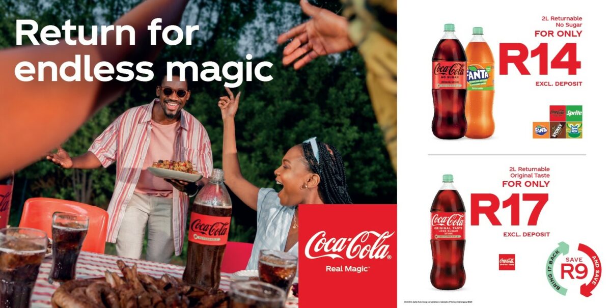 Coca-Cola Beverages South Africa expands successful roll-out of 2L ...