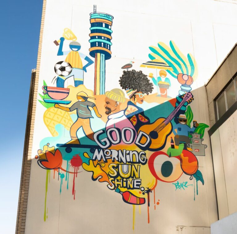 Radiant revival of the Good Morning Sunshine Mural illuminates ...