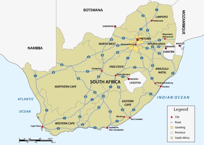 The 5 development corridors of the Gauteng City Region | Global Africa ...